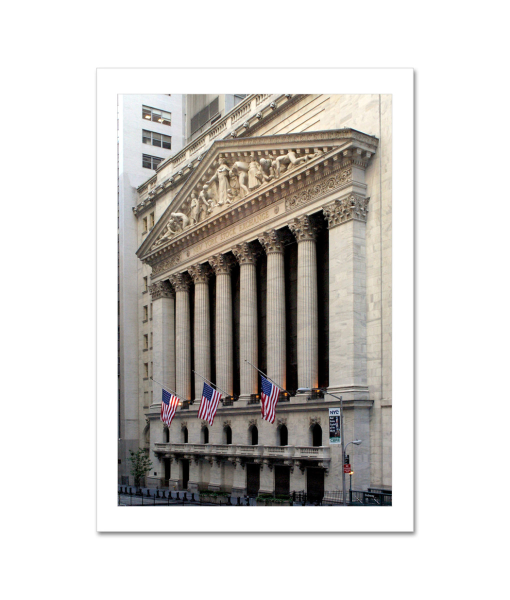 New York Stock Exchange New York – Art Photo Print Poster – NY Poster Inc